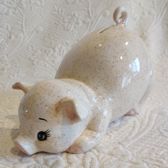 Pat's Critters | Art | Vintage Pats Critters Large Pig Piggy Bank ...